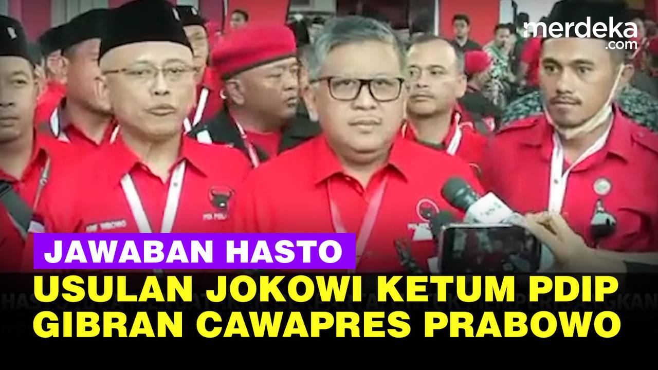 Sekjen Hasto Jawab Usulan Jokowi Ketum Pdip And Gibran Lapor Diisukan