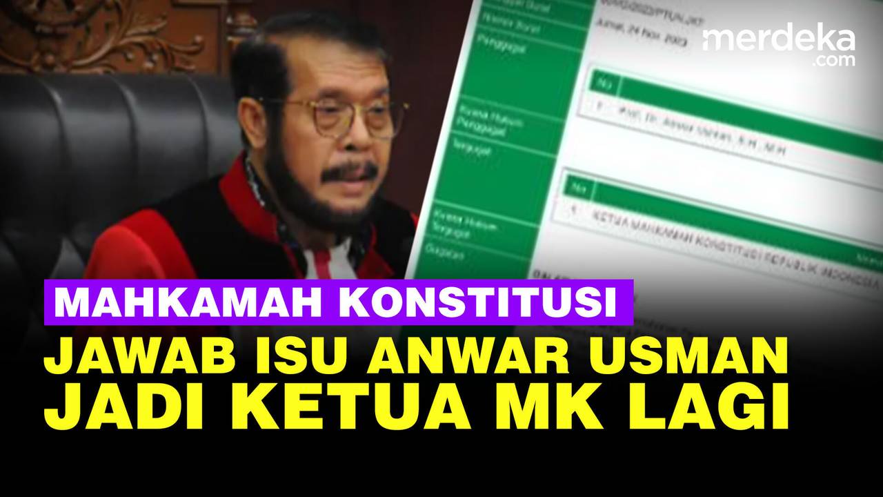 Jawaban Mahkamah Konstitusi Heboh Anwar Usman Paman Gibran Jadi Ketua ...