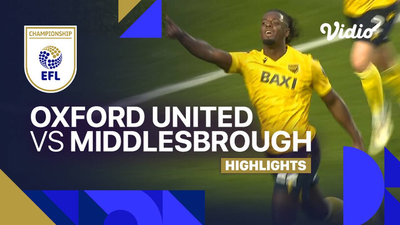 Oxford United vs Middlesbrough - Highlights | EFL Championship 2024/25
