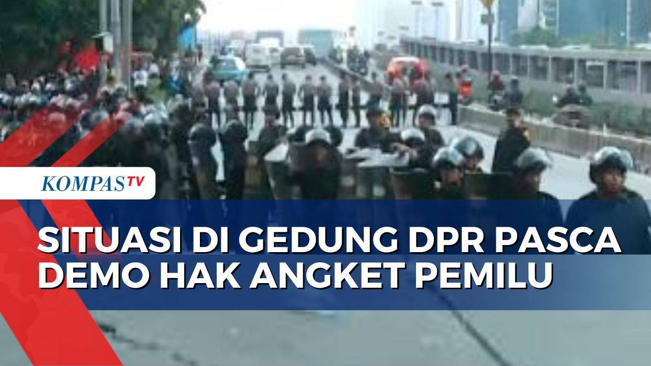 Demo Hak Angket di Depan Gedung DPR, Massa Mulai Bubarkan Diri - Kompas ...