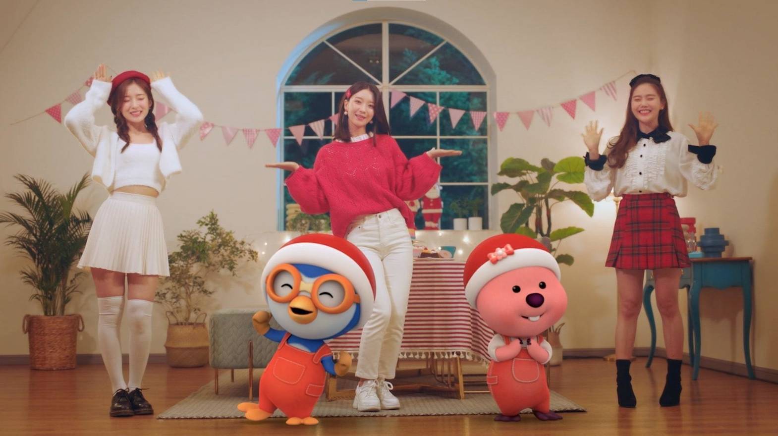 Lagu Snowball Pororo - Snow Ball - OHMYGIRL BANHANA with Pororo and ...