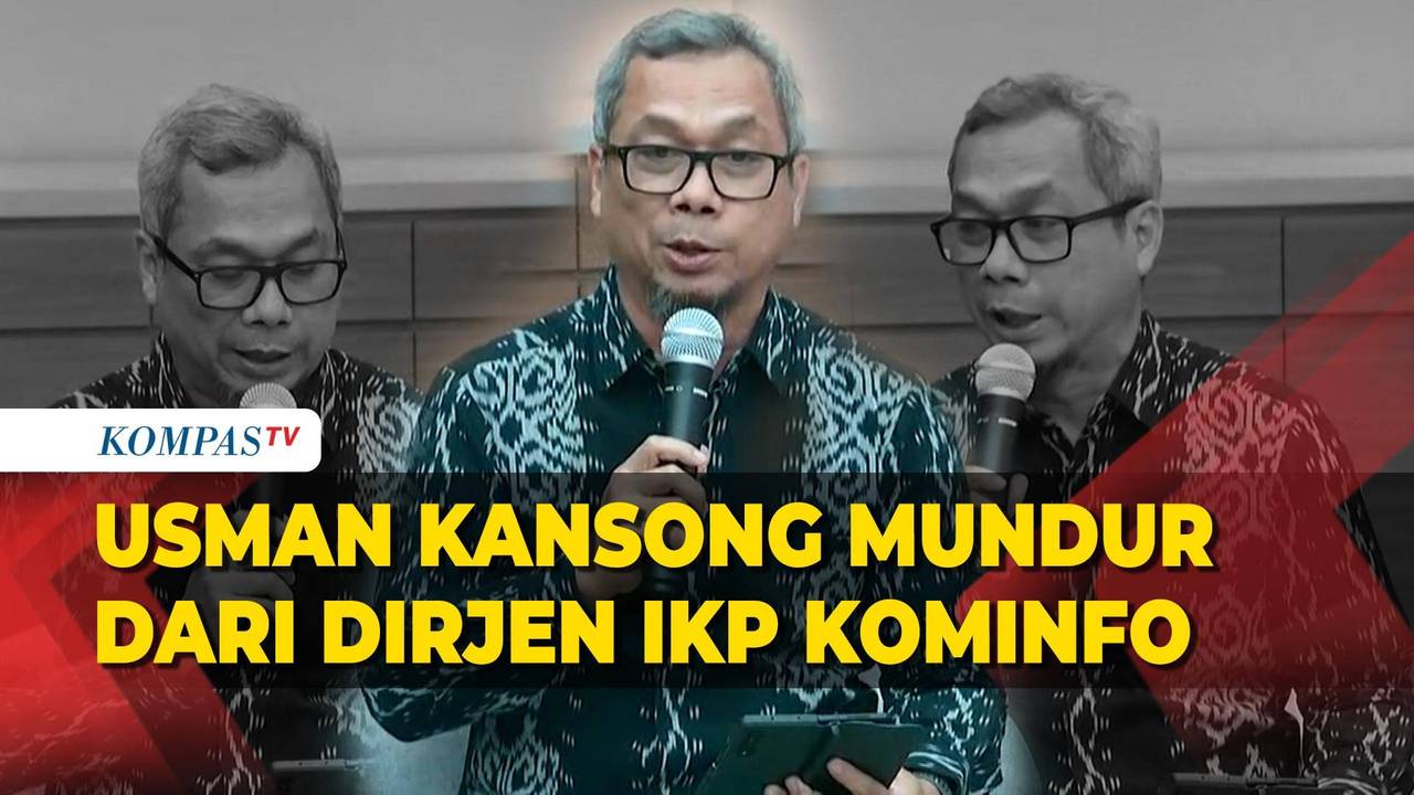 [FULL] Pernyataan Usman Kansong Mundur dari Dirjen IKP Kominfo - Kompas TV | Vidio