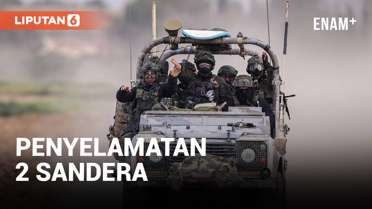 Momen Dramatis Militer Israel Selamatkan 2 Orang Sandera dari Jalur ...