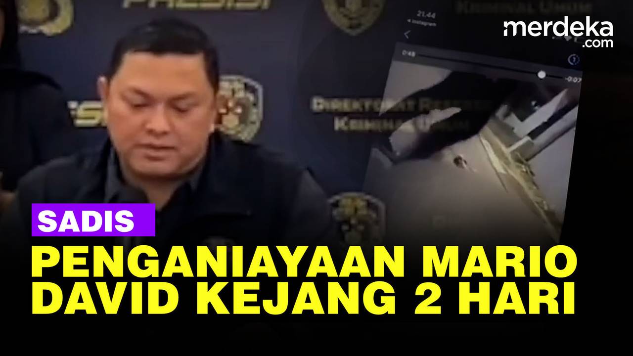 Polisi Geram Sebut Aksi Mario Sadis, David Kejang-Kejang 2 Hari Usai ...