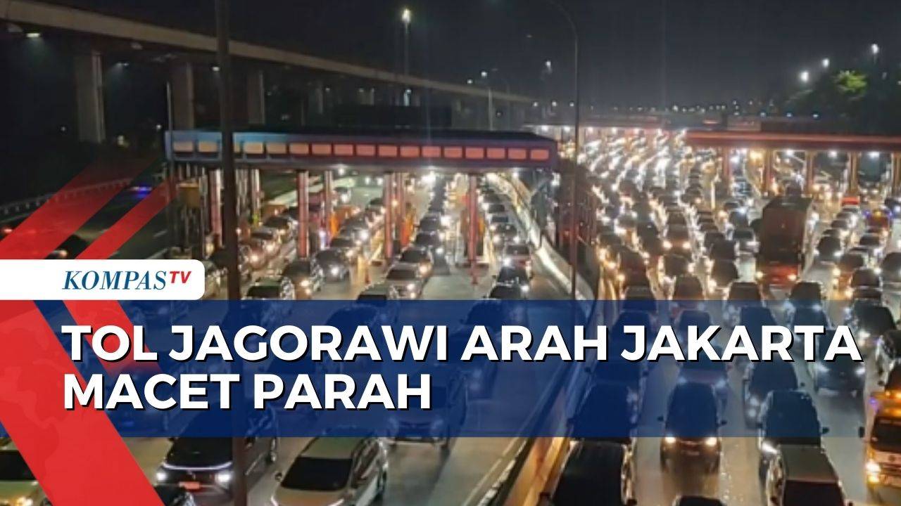Imbas Perbaikan Jalan, Tol Jagorawi Arah Jakarta Macet Parah! - Kompas TV | Vidio