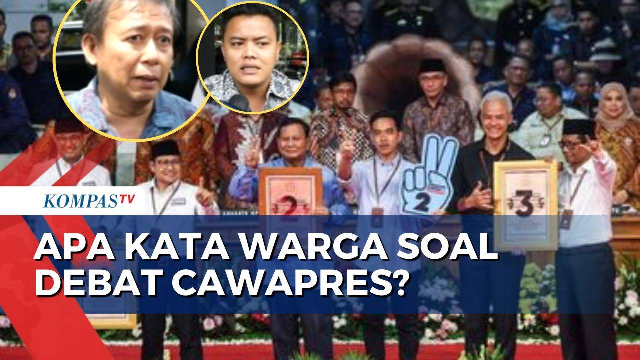 Tak Ada Lagi Adu Gagasan Cawapres! Apa Kata Warga soal Pergantian ...