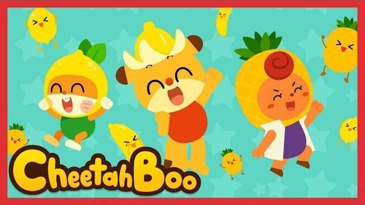 Cheetahboo - Learning Songs - Ten Little Yellow Fruits (2023)