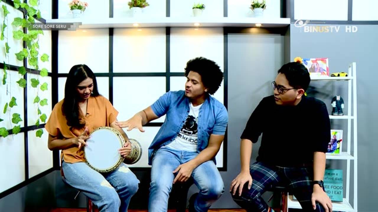Ali Kribo Seru Main Darbuka Challenge bareng Naela & Nathan! | SORE ...