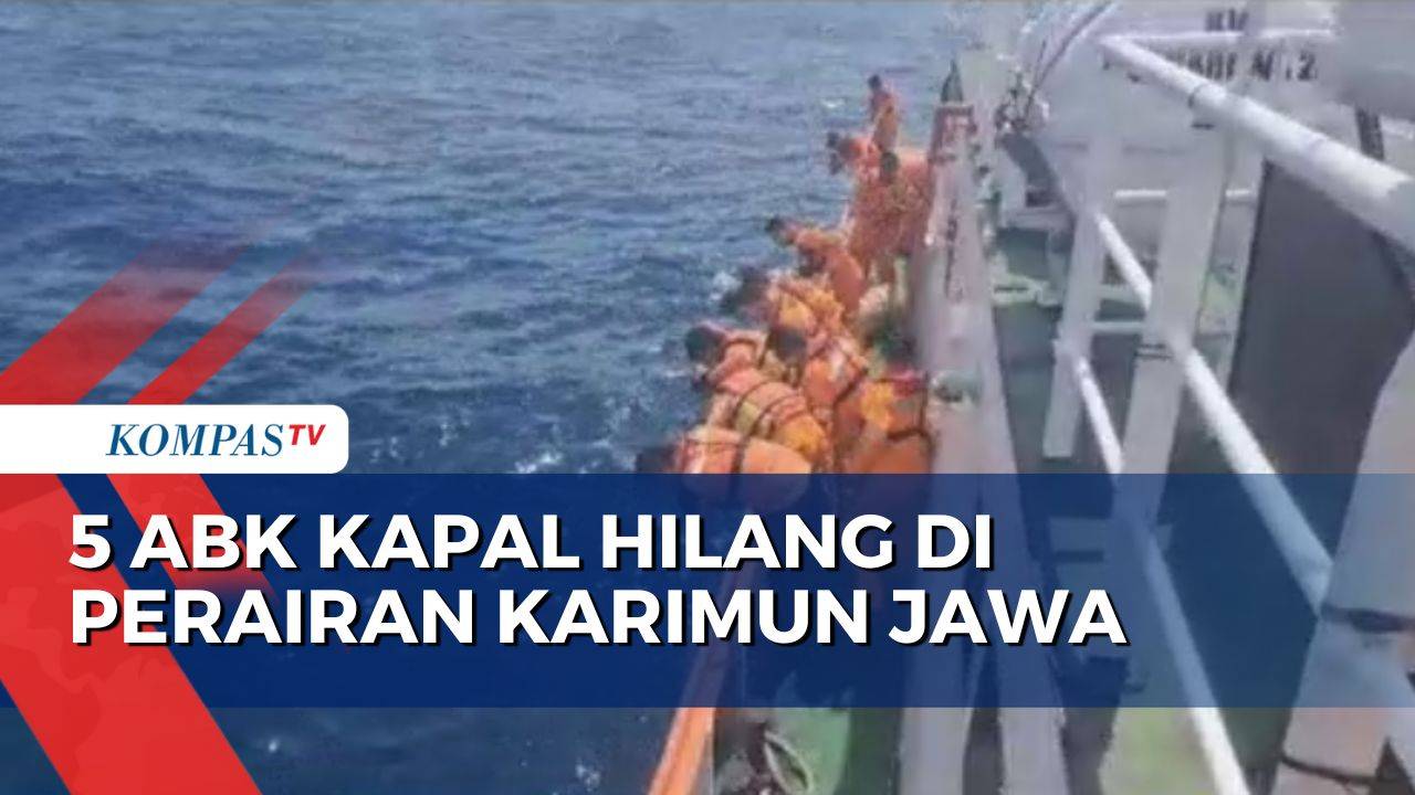 Lima ABK Kapal Cipta Harapan Hilang di Perairan Karimun Jawa - Kompas TV