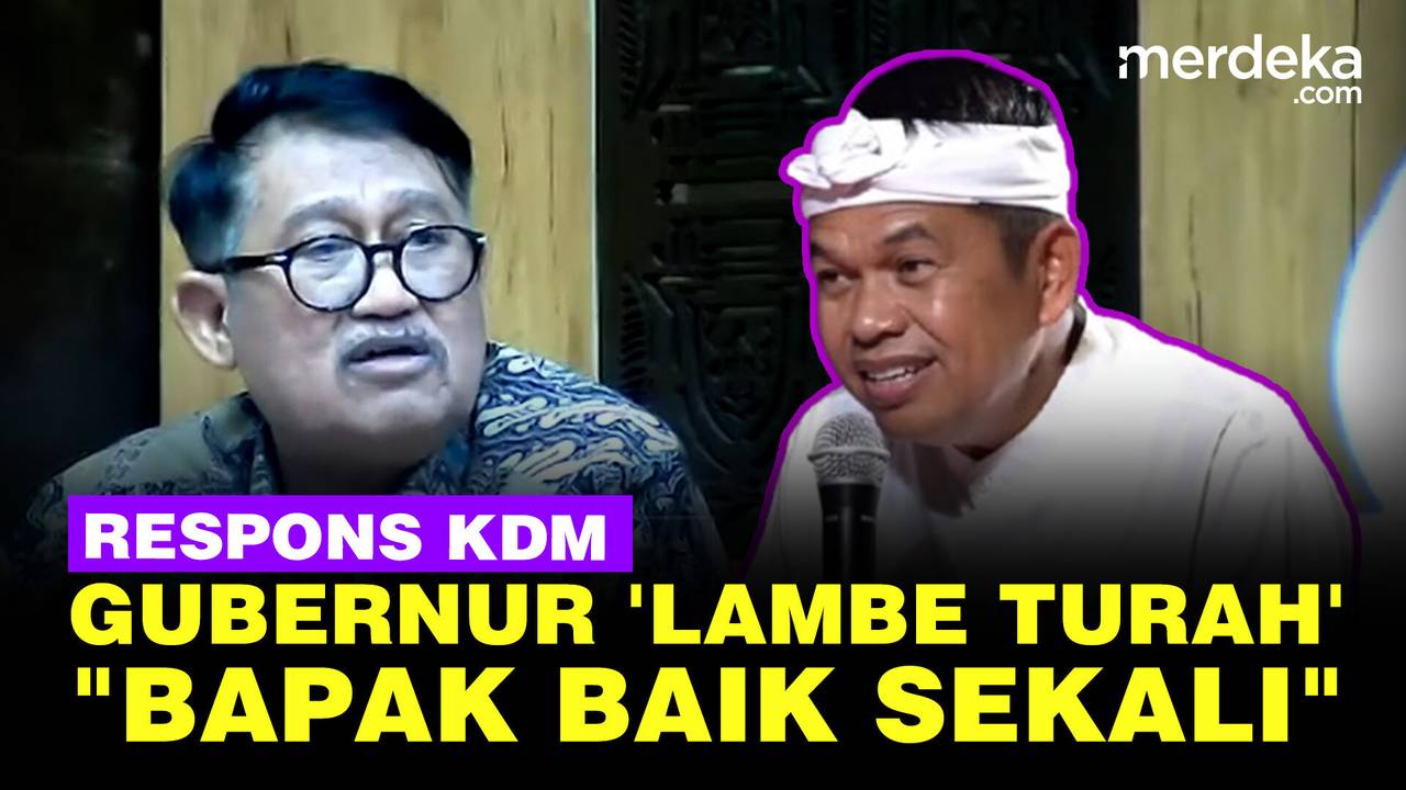 Respons Dedi Mulyadi Dijuluki Gubernur 'Lambe Turah': Baik Sekali Beri Saya Gelar - merdeka | Vidio