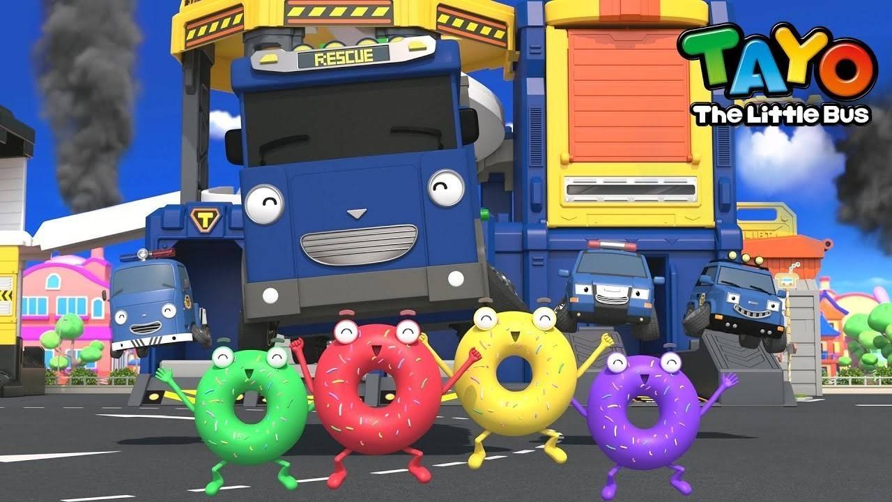 Tim Penyelamat Tayo - Ep 02 - Selamatkan Donat Pelangi | Tayo Bahasa ...