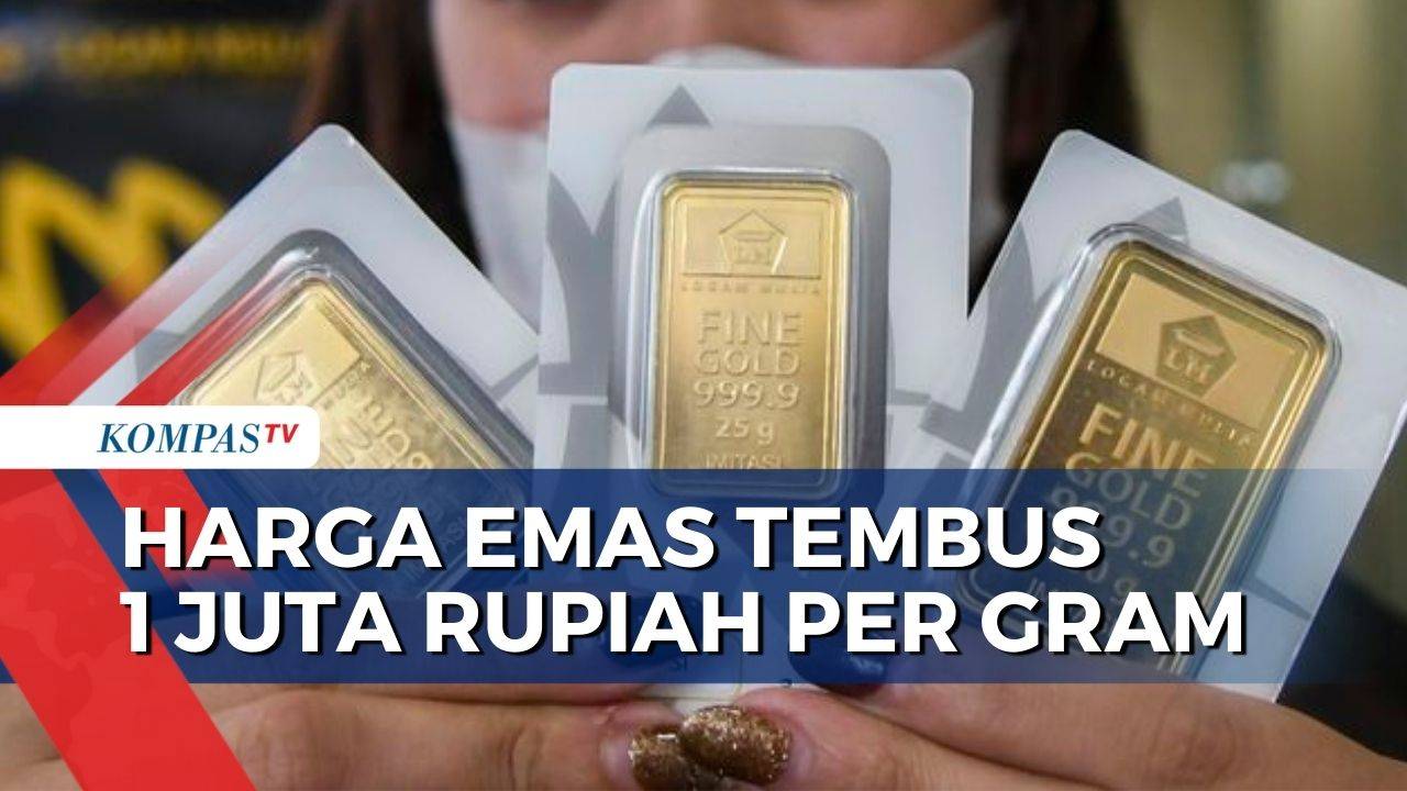 Harga Emas Antam Naik, Tembus Hingga 1 Juta Rupiah per Gramnya! - Kompas TV | Vidio