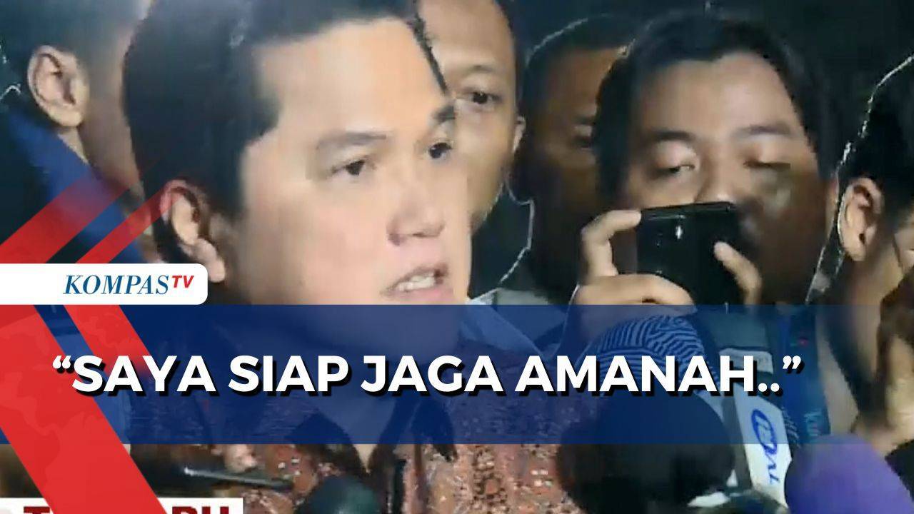 Dipanggil Prabowo ke Kertanegara, Erick Thohir: Saya Siap Jaga Amanah ...