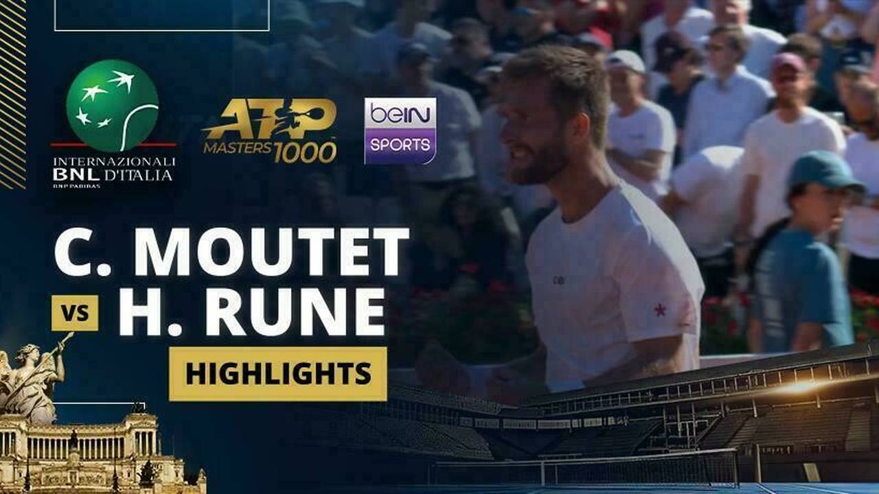 C. Moutet vs H. Rune - Highlights | ATP Internazionali BNL d'Italia ...