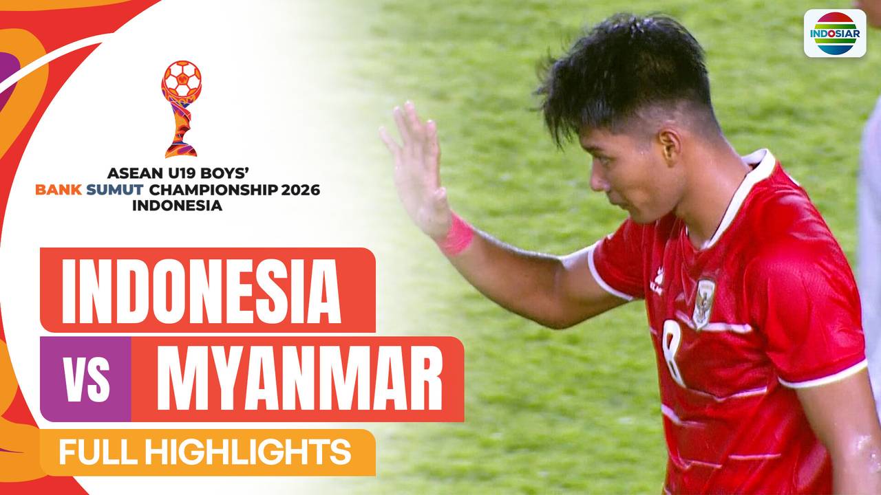 Indonesia vs Myanmar - Full Highlights | ASEAN U19 Boys Bank Sumut ...