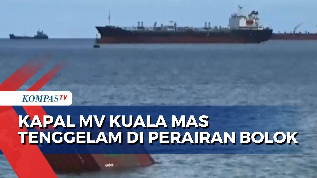 Kapal MV Kuala Mas Bermuatan Sembako dan Bahan Bangunan Tenggelam di Perairan Bolok Kupang ...