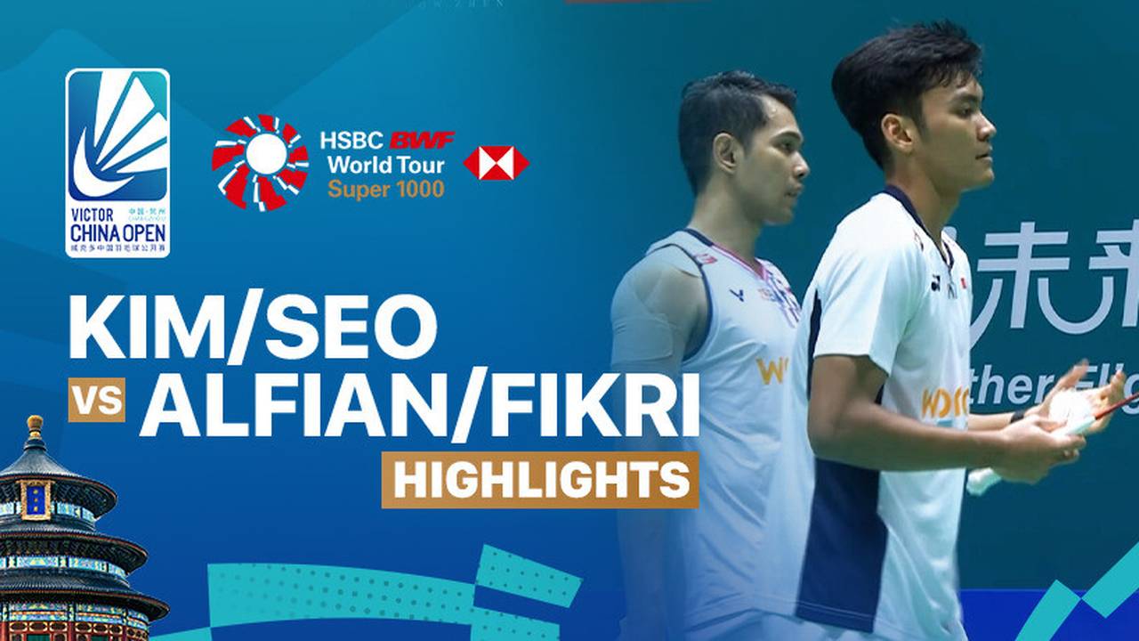 Kim Won Ho/Seo Seung Jae (KOR) vs Fajar Alfian/Muhammad Shohibul Fikri ...