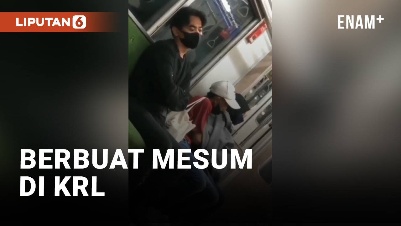Viral Sepasang Kekasih Diduga Berbuat Mesum Di Krl