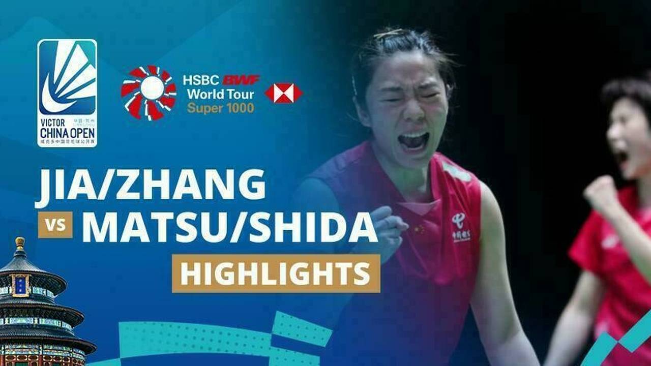 Jia Yi Fan/Zhang Shu Xian (CHN) vs Nami Matsuyama/Chiharu Shida (JPN ...