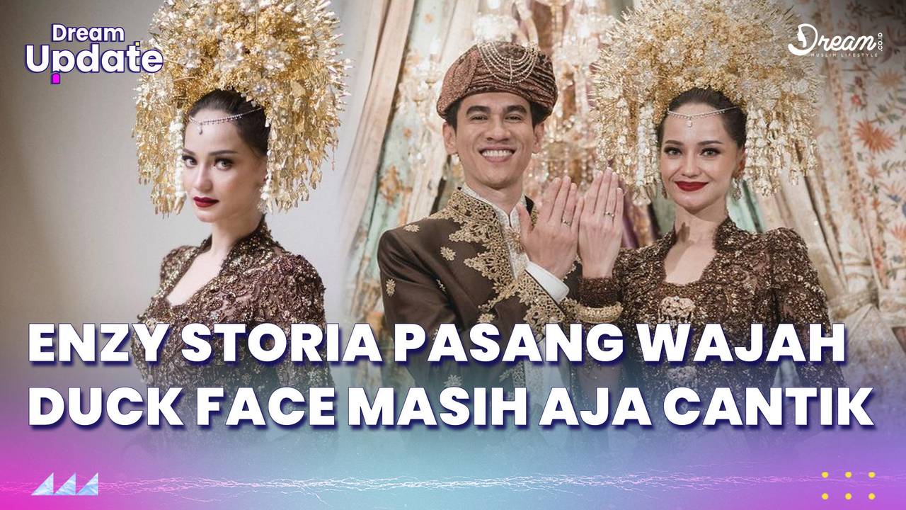 Potret Detail Makeup Enzy Storia di Hari Pernikahan | Vidio