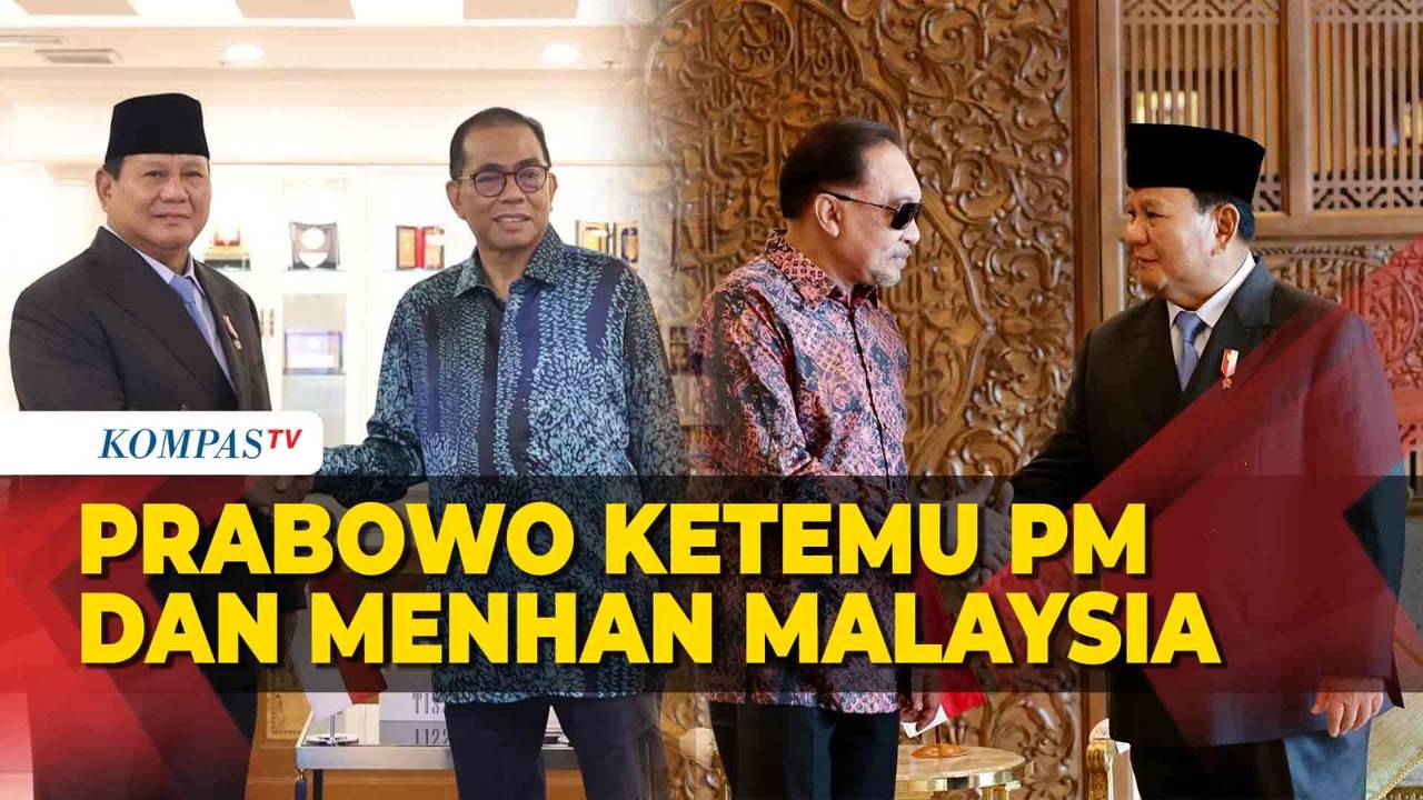 Prabowo Temui PM Malaysia Anwar Ibrahim dan Menhan Malaysia, Bahas Ini - Kompas TV | Vidio