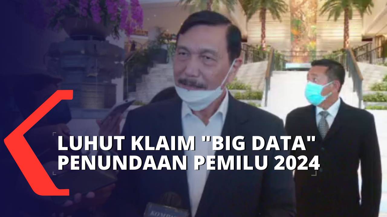 Luhut Klaim Kantongi Big Data 110 Juta Warga Setuju Pemilu Ditunda