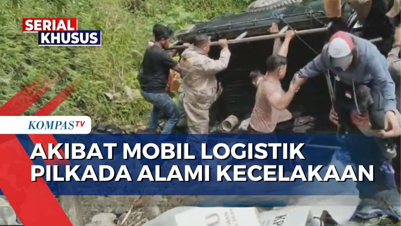 Kecelakaan Mobil Logistik Pilkada di Kabupaten Buru Sebabkan 4 Polisi Luka | SERIAL PILKADA ...
