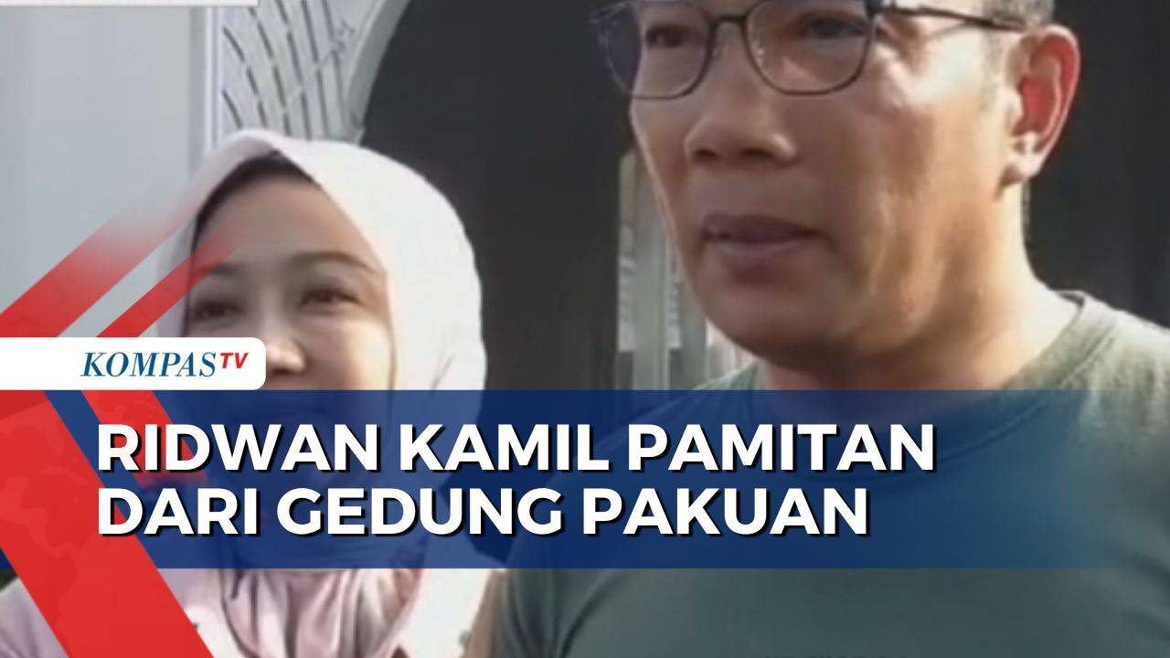 Hari Terakhir Jadi Gubernur, Ridwan Kamil Pamitan dari Gedung Pakuan ...