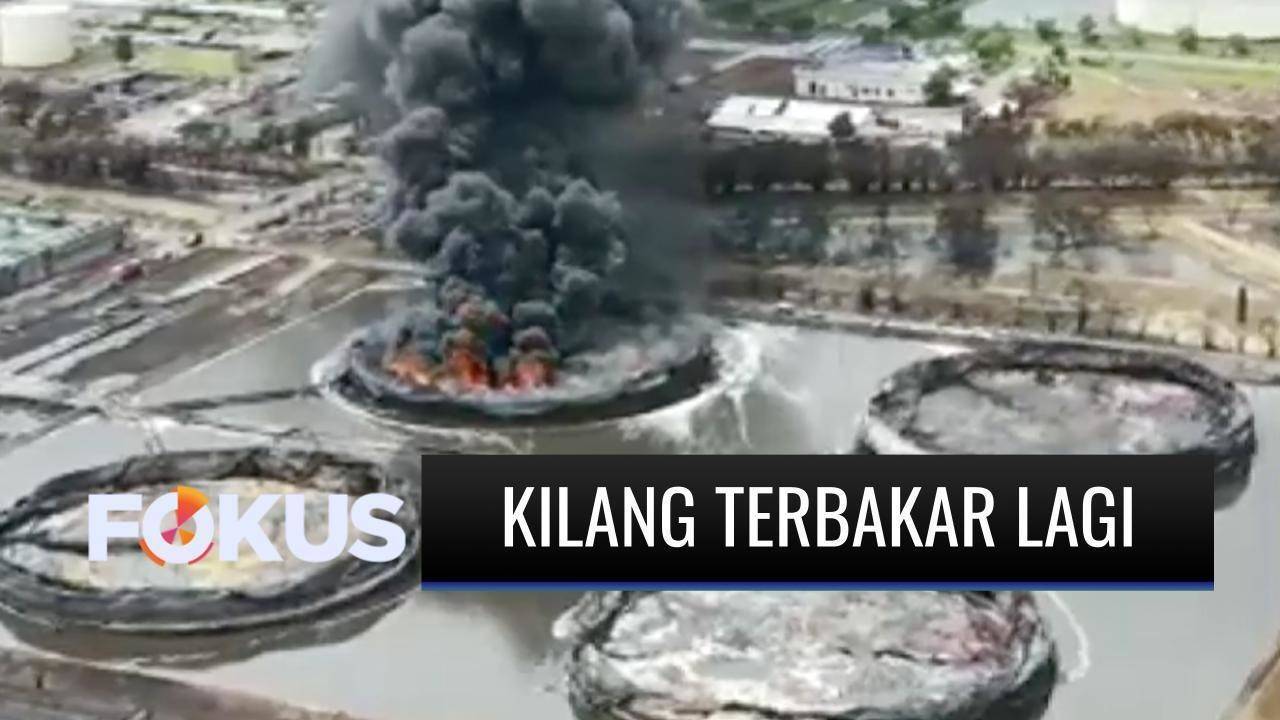 Sempat Padam, Api Kilang di Kilang Minyak Balongan Kembali Berkobar ...