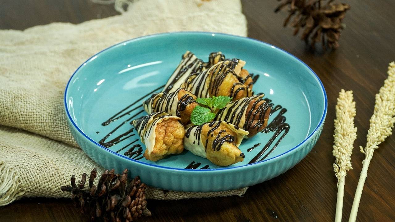 Resep Cone Pisang Coklat, Pisang Benyek Dibikin Gini Ternyata Enak ...