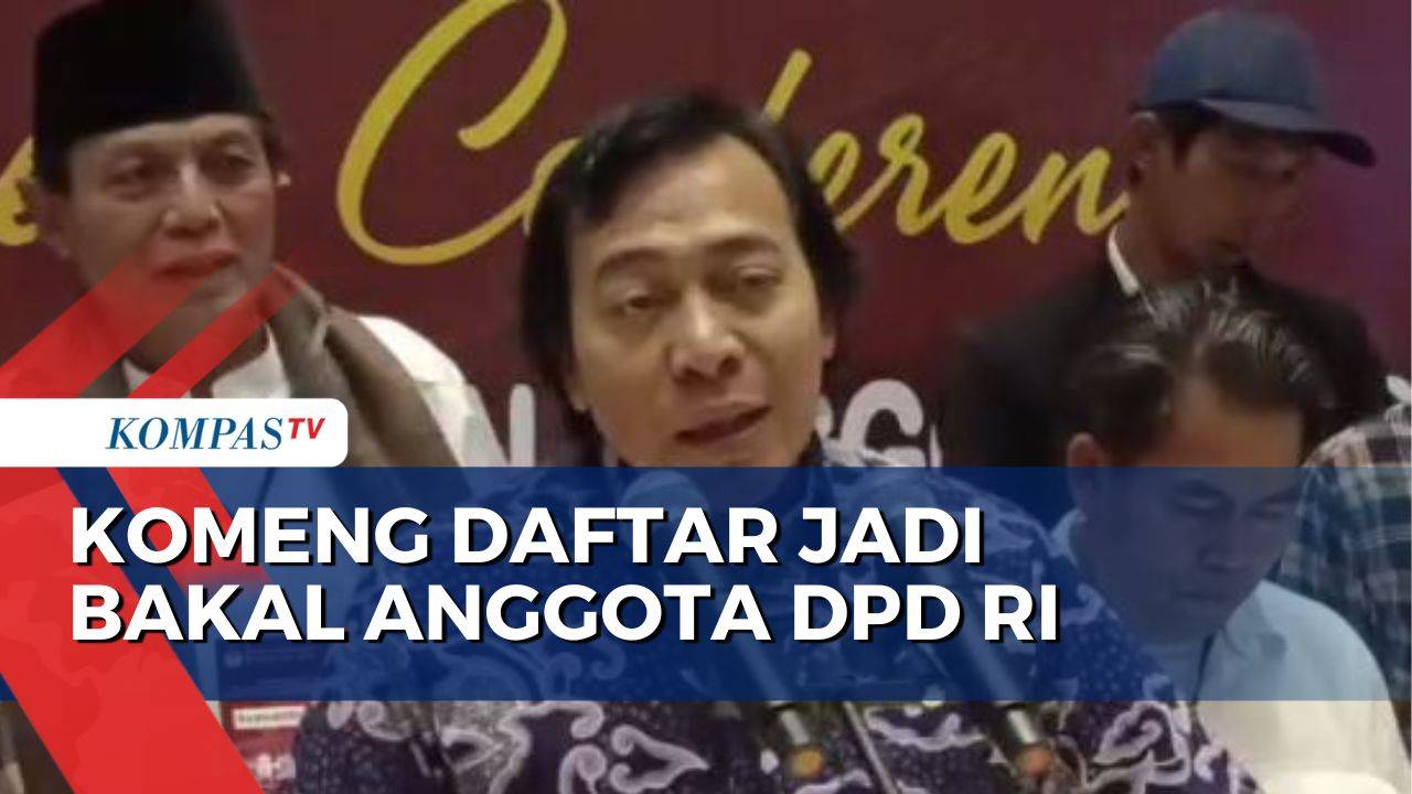 Komeng Resmi Daftarkan Diri Jadi Bakal Calon Anggota DPD RI - Kompas TV ...