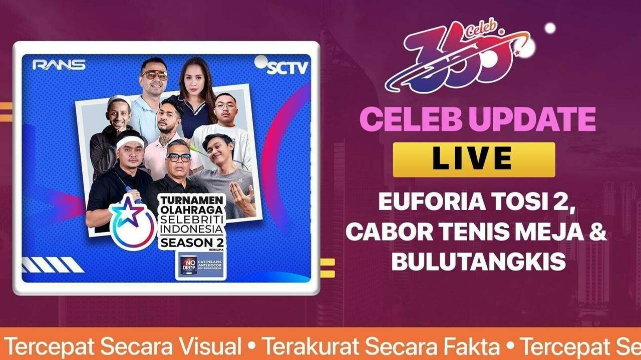 Exhibition Match Tenis Meja Turnamen Olahraga Selebriti Indonesia (TOSI) Season 2, Habib Jafar ...