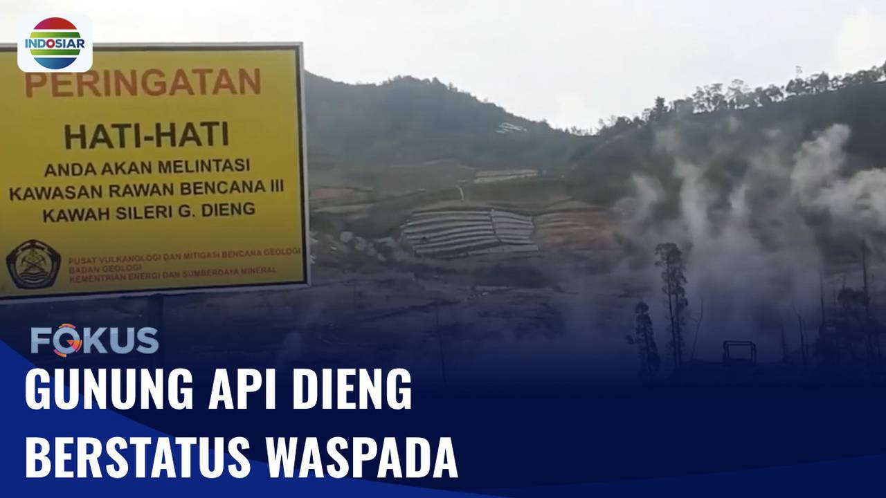 Aktivitas Gunung Api Dieng Meningkat, Status Berubah Jadi Waspada ...