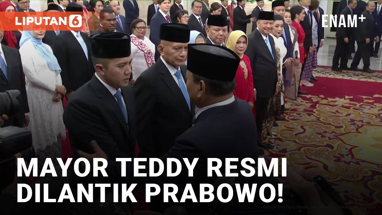 Ditemani Sang Ibu, Mayor Teddy Resmi Dilantik Jadi Sekretaris Kabinet ...