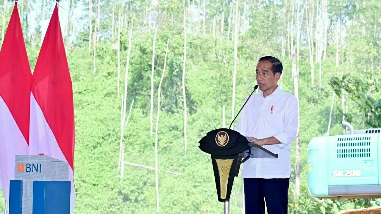 Sambutan Presiden Jokowi saat Groundbreaking Gedung Bank BNI, IKN, 29 ...
