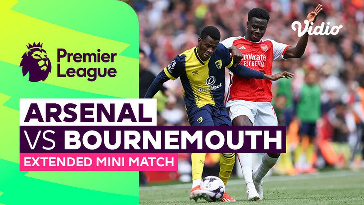 Arsenal Vs Bournemouth Extended Mini Match Premier League 23 24 Vidio