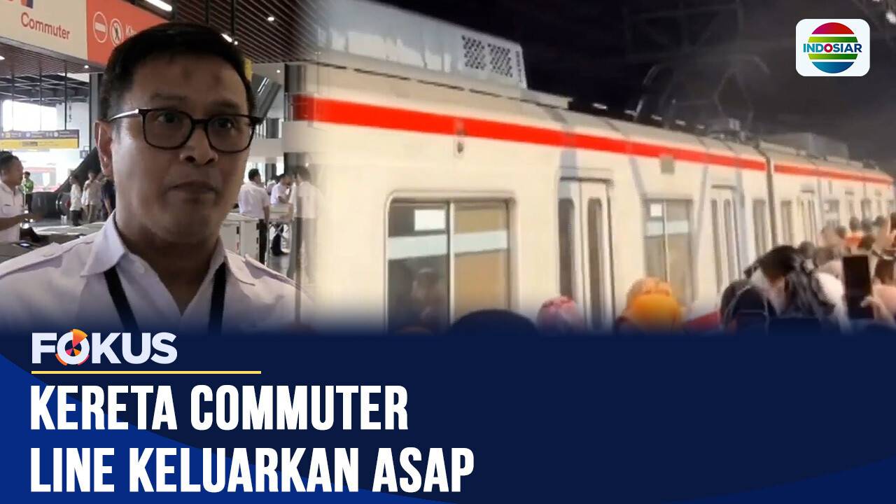 Kereta Commuter Line Keluarkan Asap | Fokus - INDOSIAR