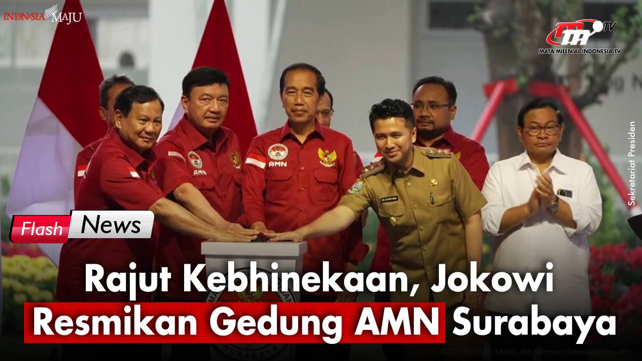 Joko Widodo Resmikan Gedung Asrama Mahasiswa Nusantara AMN Surabaya ...