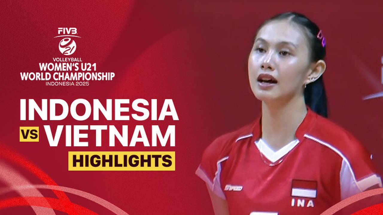 Indonesia vs Vietnam - Highlight | FIVB Women's U21 World Championship 2025