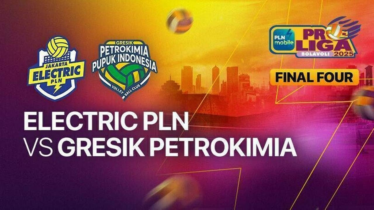 Final Four Putri: Jakarta Electric PLN vs Gresik Petrokimia Pupuk ...