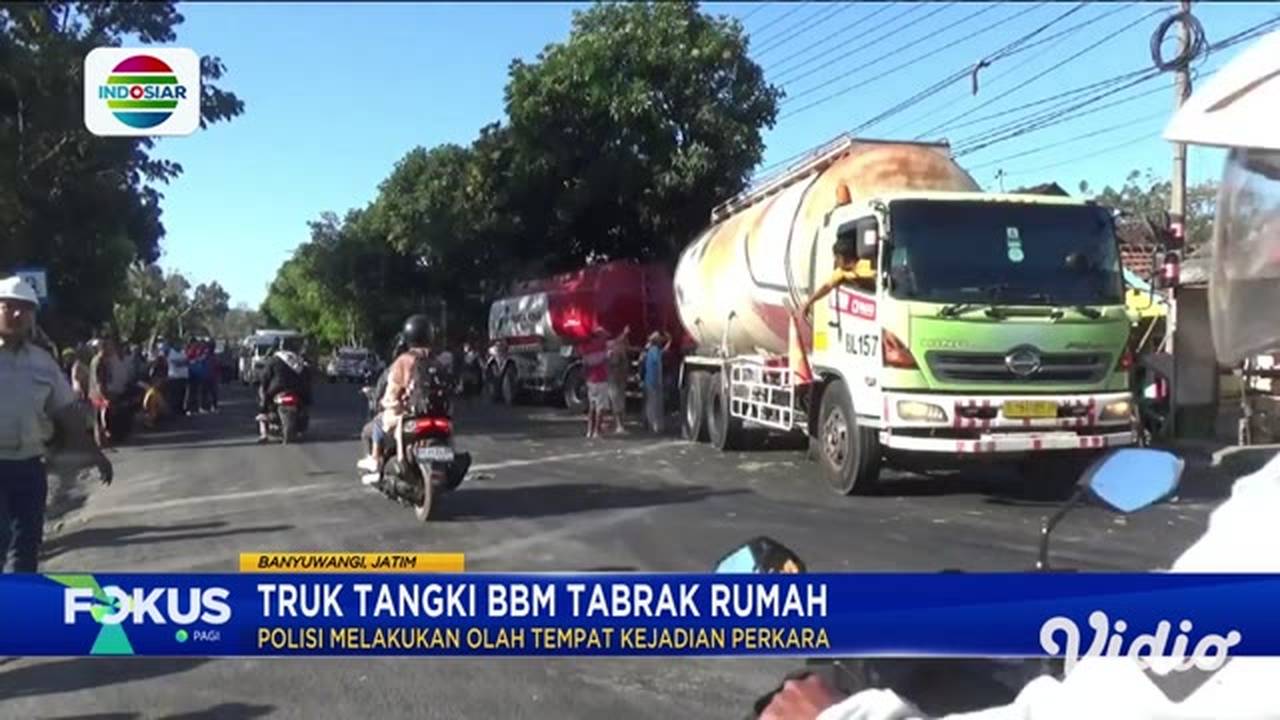 Truk Tangki BBM Tabrak Rumah - Indosiar Regional | Vidio