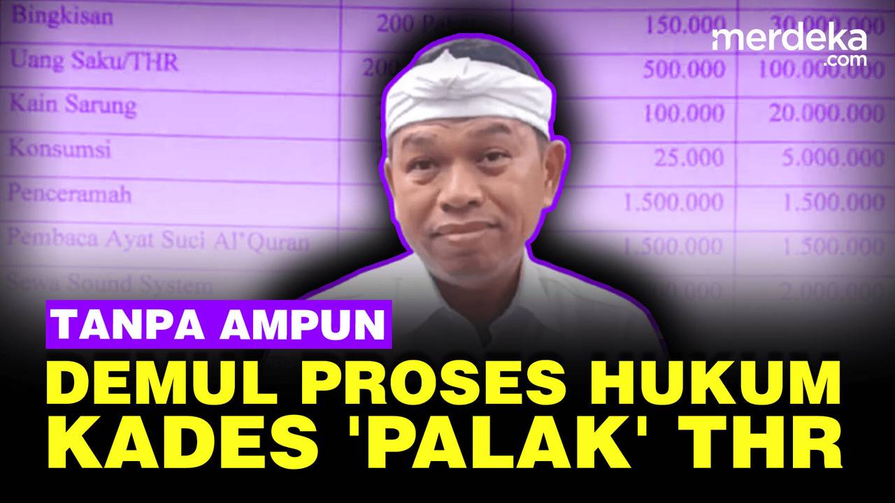 Gubernur Dedi Mulyadi Ogah Ampuni, Tetap Proses Hukum Kades Klapanunggal Malak THR - merdeka | Vidio