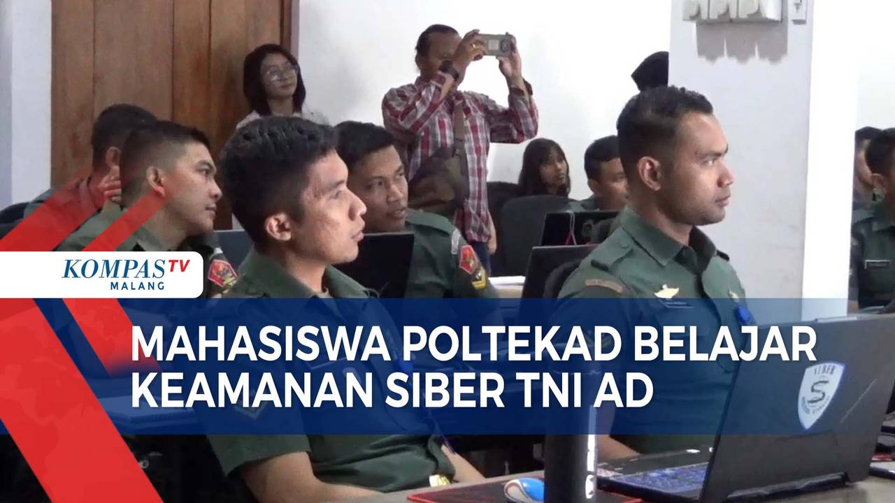 23 Mahasiswa Poltekad Belajar Keamanan Siber - Kompas TV | Vidio