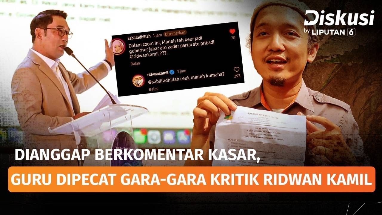 Perkara Maneh Di Ig Ridwan Kamil Guru Honorer Dipecat Ini Fakta