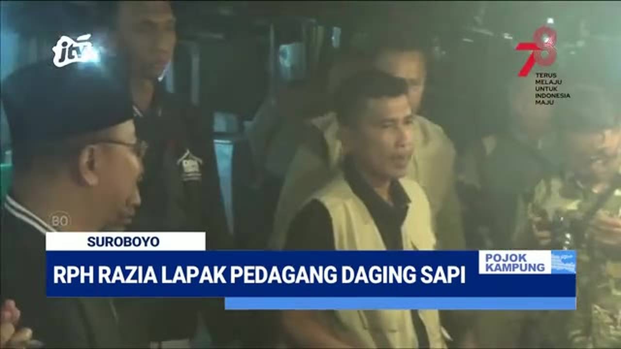RPH Razia Lapak Pedagang Daging Sapi POJOK KAMPUNG JTV - JTV | Vidio