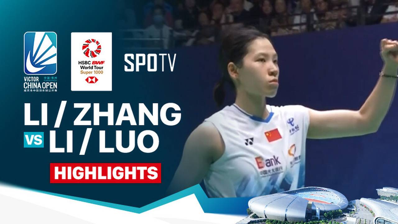 Li Wen Mei/Zhang Shu Xian (CHN) vs Li Yi Jing/Luo Xu Min (CHN) - Highlights | Victor China Open ...