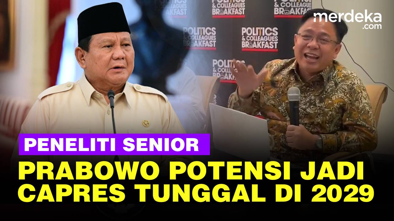 Burhanuddin Muhtadi Ungkap Prabowo Potensi Jadi Capres Tunggal 2029 ...