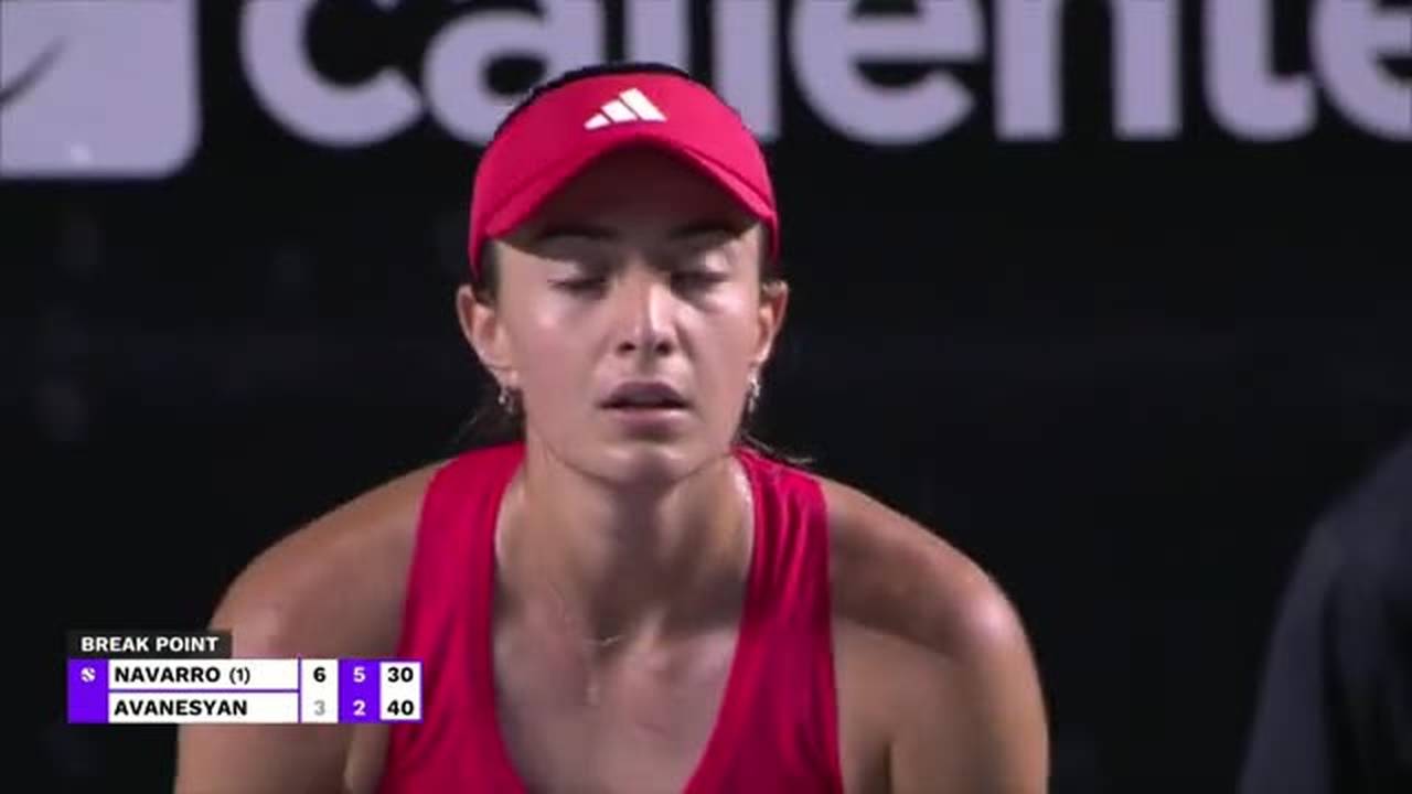 Semifinal: Emma Navarro vs Elina Avanesyan - Highlights | WTA Merida ...