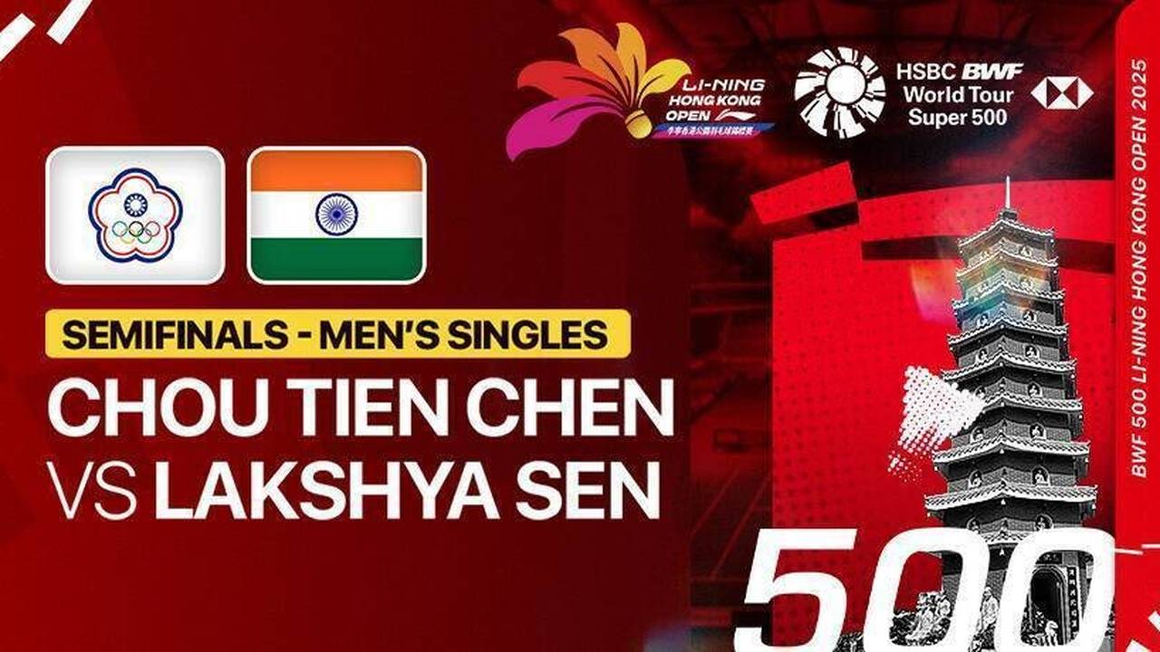 Chou Tien Chen (TPE) vs Lakshya Sen (IND) - Men's Singles Semifinal ...