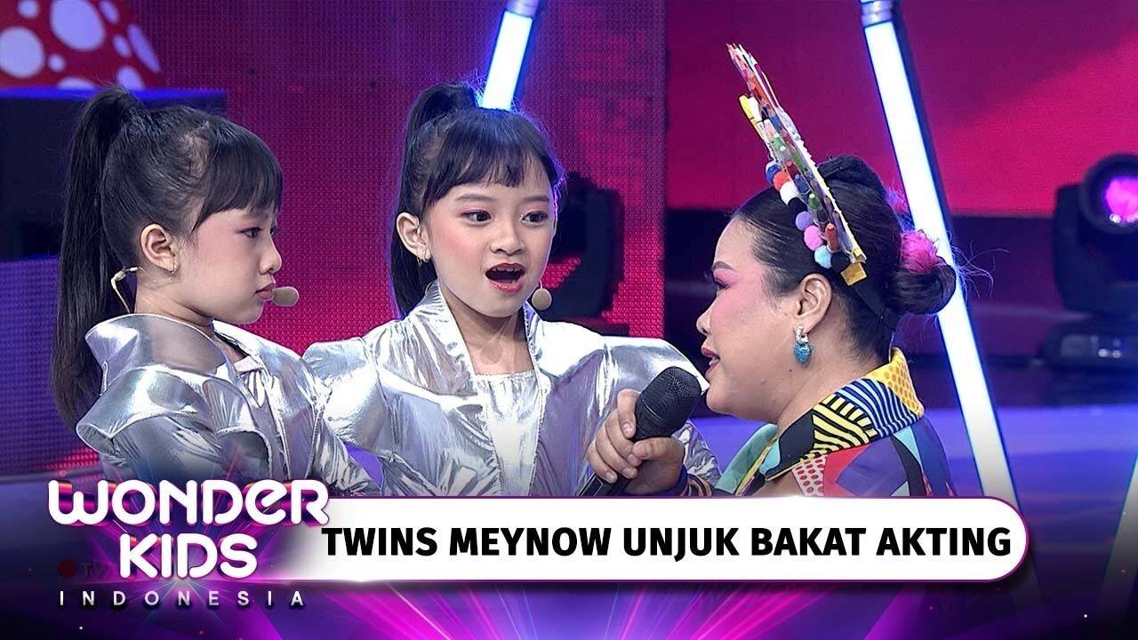 Keren! Twins Meynow Unjuk Bakat Akting Bersama Juri | Wonder Kids ...